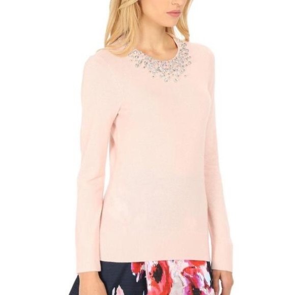 kate spade | Sweaters | Nwt Kate Spade Do Wonders Embellished Sweater ...